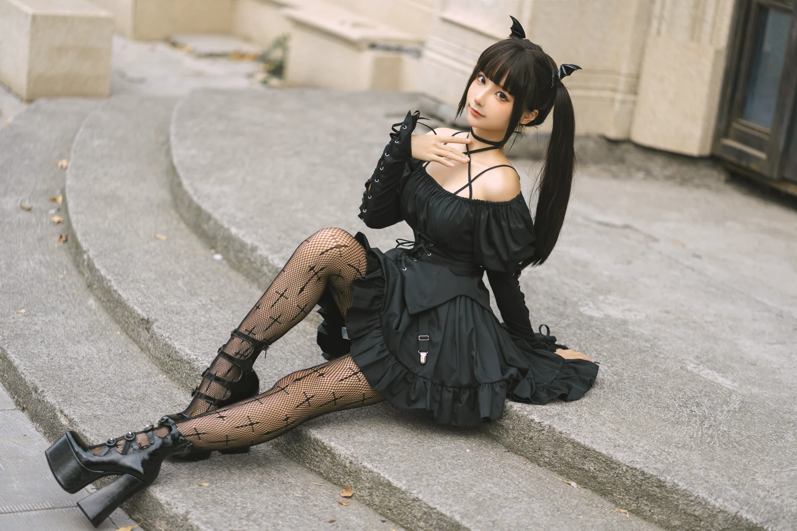 蠢沫沫 - NO.222 双马尾小恶魔 [16P-140M] | chunmomo